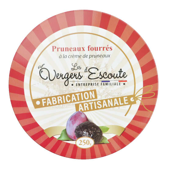 Boîte Pruneaux Fourrés à la crème de Pruneaux 250 g - Jardiland