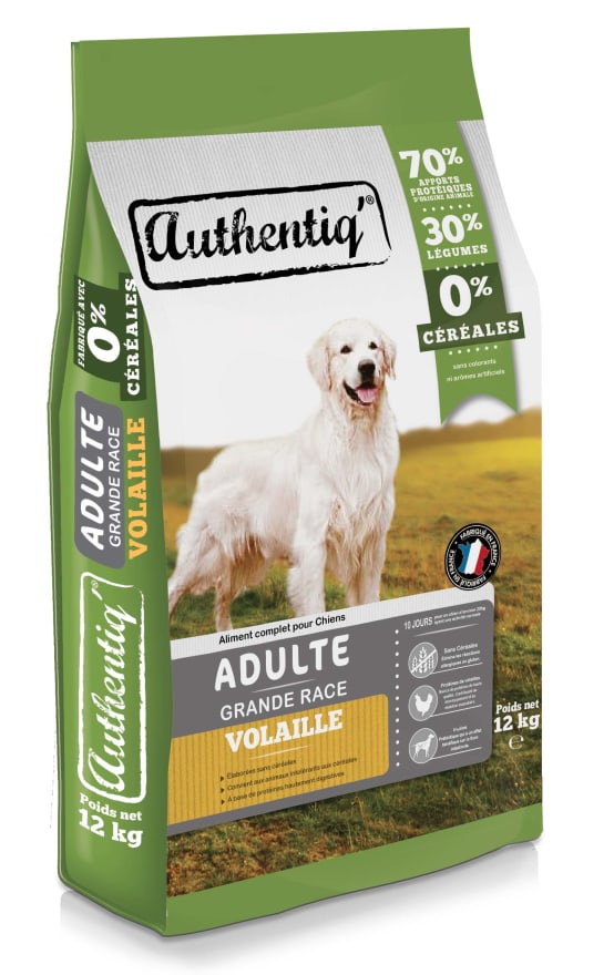 Authentiq - Croquetas para perro aves sin cereales - 12 kg - Jardiland
