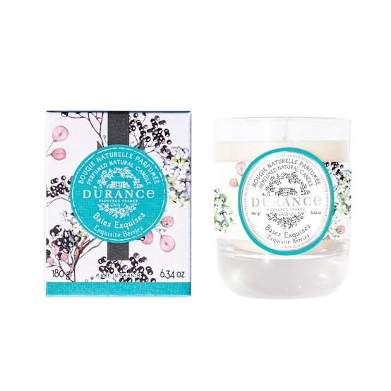 Une bougie au parfum délicieux et élégant de fruits rouges - Jardiland