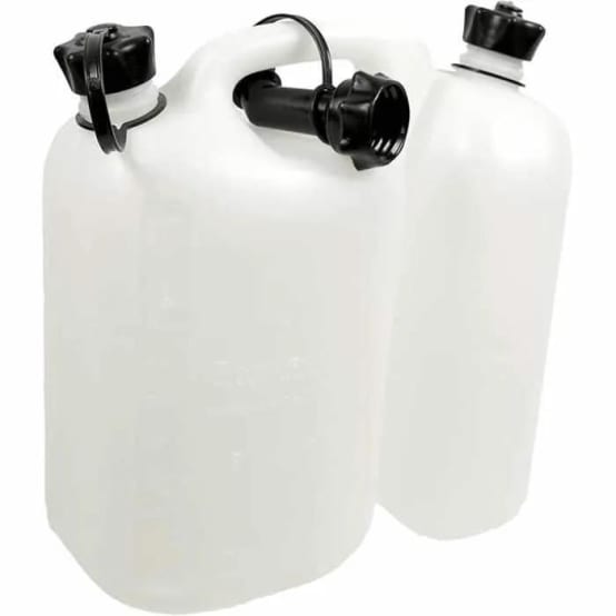 Bidon combi-can transparent plastique 5L+3L - Oregon - Jardiland