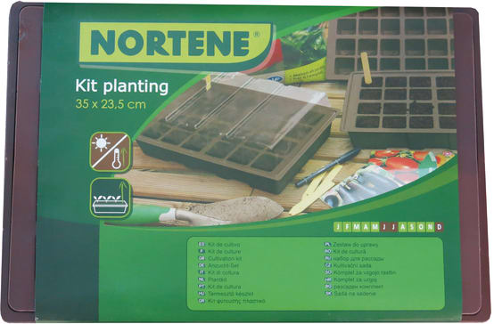 KIT PLANTING 4 bacs, 2 plaques culture, 2 couvercles 35x23,5cm - Jardiland