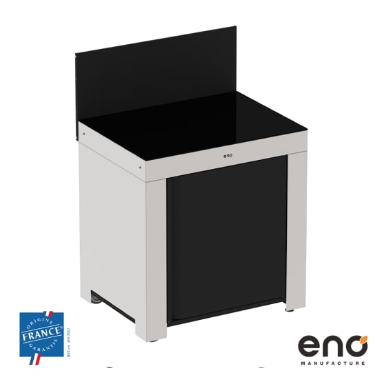 Modulo standard cuisine inox noir - ENO - Jardiland
