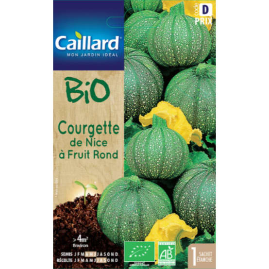 Courgette à fruit rond Caillard - Jardiland