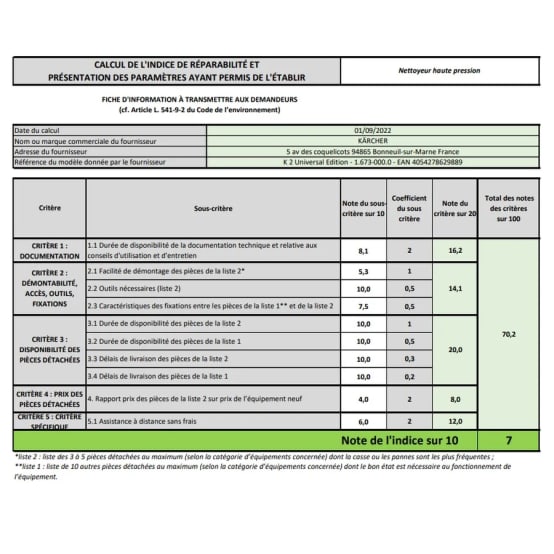 Limpiador de alta presión K2 Universal Edition – KARCHER - Jardiland