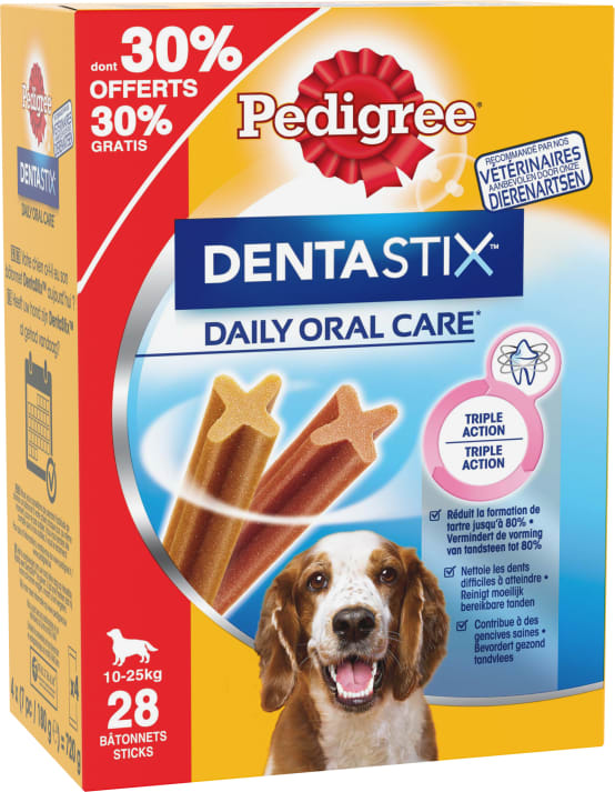 Dentastix Moyens Chiens - PEDIGREE - Jardiland