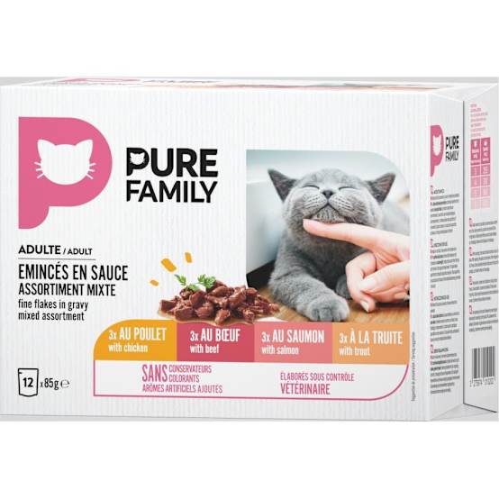 Pure family - trozos gato ad - Jardiland