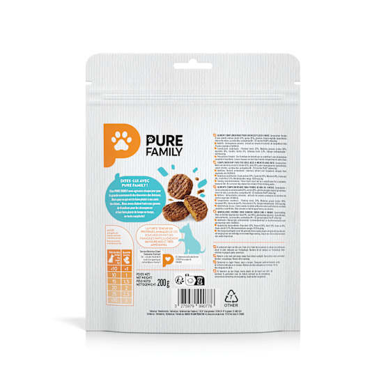 PURE FAMILY perro bocados de cordero 200g - Jardiland