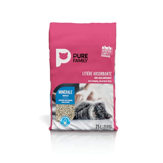 Pure Family - Arena Absorbente Mineral 25 L - Jardiland