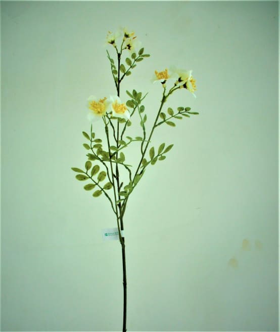 Tige fleurs bégonia blanches artificielle 61 cm - Jardiland