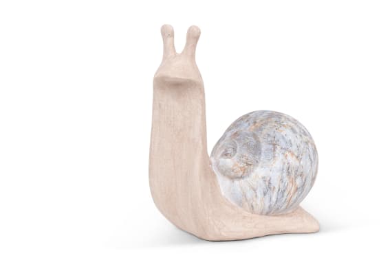 Statue escargot marbre L.14 x l.21 x H.21 cm - Garden Id - Jardiland