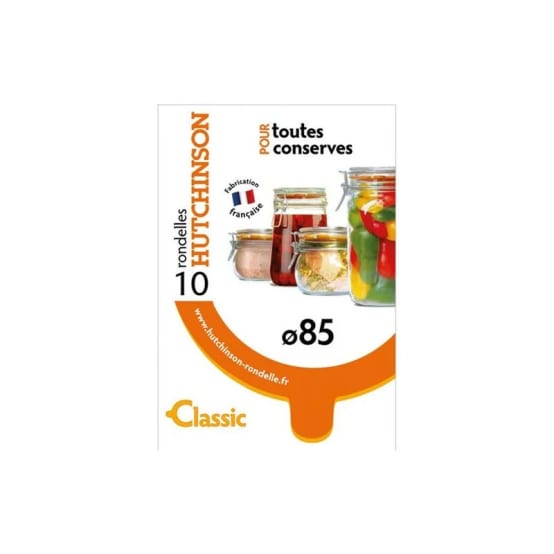 Rondelles pour bocaux "La Classique" Ø85 mm le lot de 10 - Le Joint ...