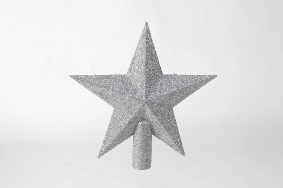 Punta de árbol irrompible en forma de estrella - plata - ECLOZ - Jardiland