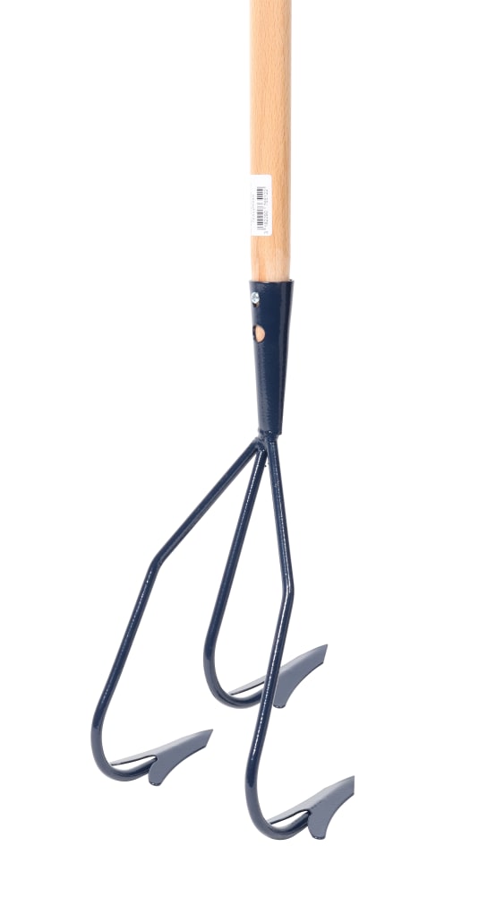 Cultivateur à main 3 dents fixes Hêtre 130 cm - S&J - Jardiland