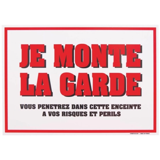 PANNEAU DE GARDE 250X175 - Jardiland