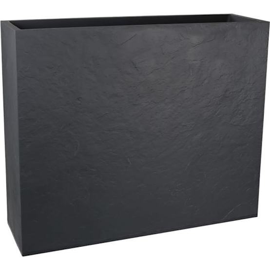 Muret EDA Volcania Loft XL plast Gris anthr L99,5 H78,5 cm 63L - Jardiland