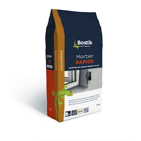 Mortier rapide sac 5kg - BOSTIK - Jardiland