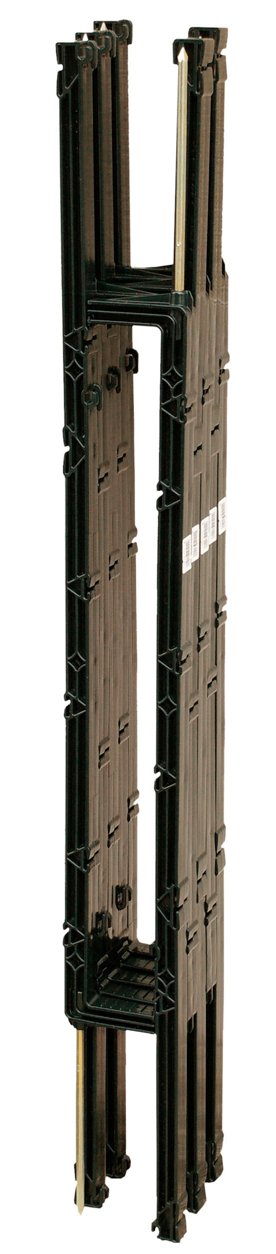 Piquet ISOPOST 110 vert, talon profilé. - Jardiland