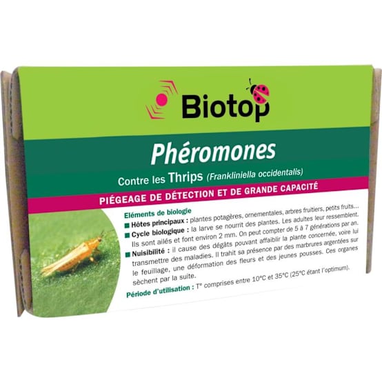 Phéromone Thrips californien Frankliniella occidentalis boîte de 2 ...