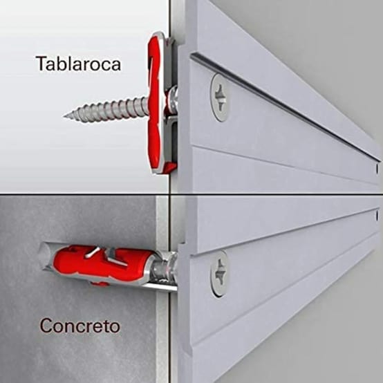 Taco basculante de nylon con tornillo DUOTEC - FISCHER - Jardiland