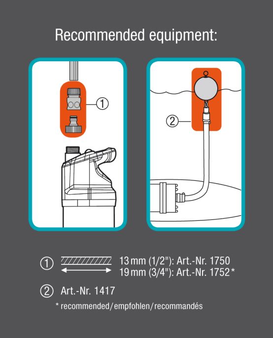 Pompe immergée automatique en acier inox Ø149 mm 900W - Gardena - Jardiland