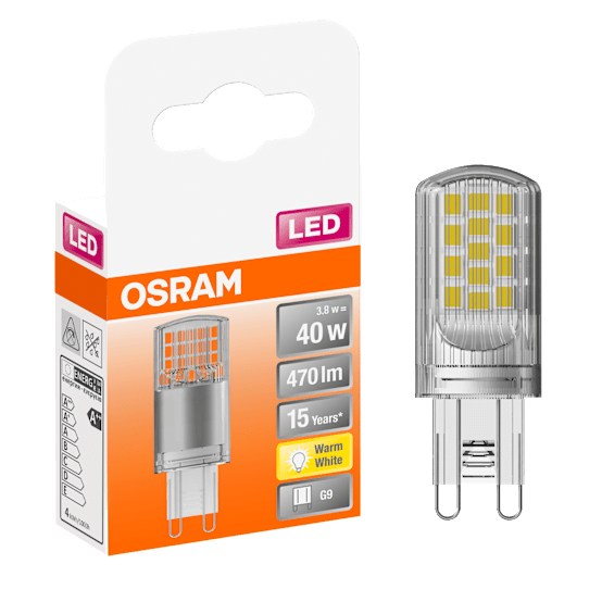 Ampolla LED Cápsula G9 3,8W 2700K OSRAM - Jardiland