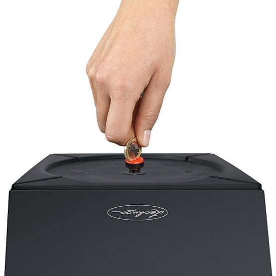 Pot Cubico Gris Ardoise D40cm - Jardiland