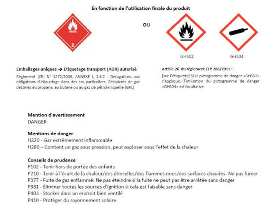 Bouteille de gaz butane 10 kg légère niveau de gaz visible - Jardiland