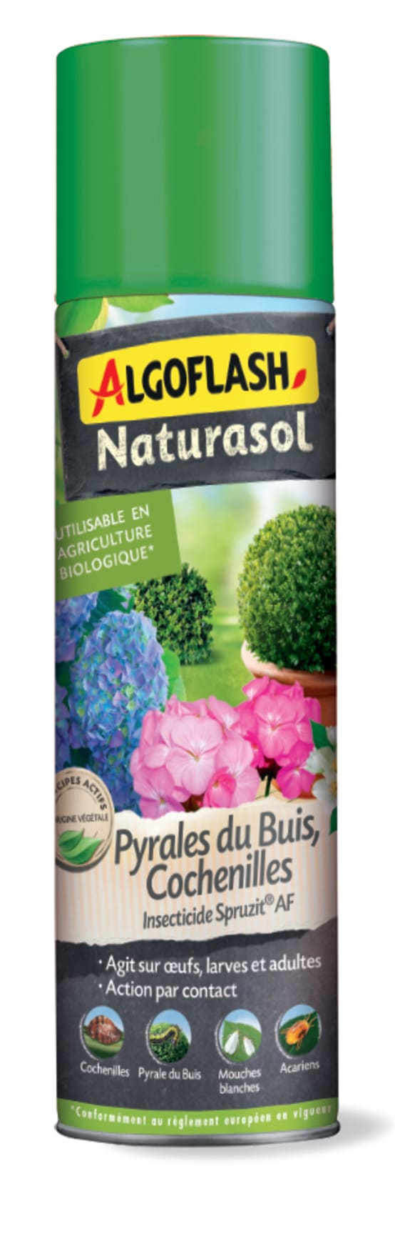 Insecticide cochenilles, pyrales du buis et acariens aérosol 400 mL ...
