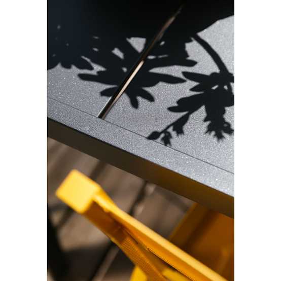 Table de jardin rectangulaire alu carbone 8 personnes Oleron Fermob ...