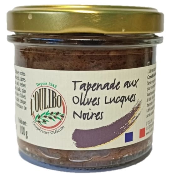 Tapenade aux olives AOP Lucques noires Oulibo 100 g - Jardiland