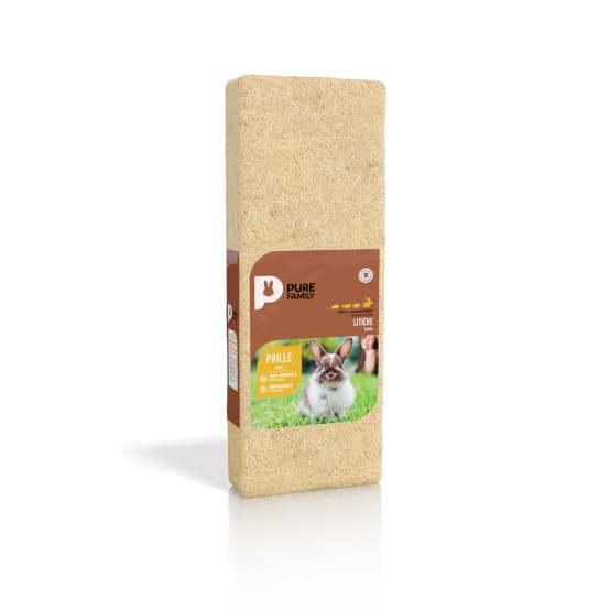 Paille rongeur 20L - PURE FAMILY - Jardiland