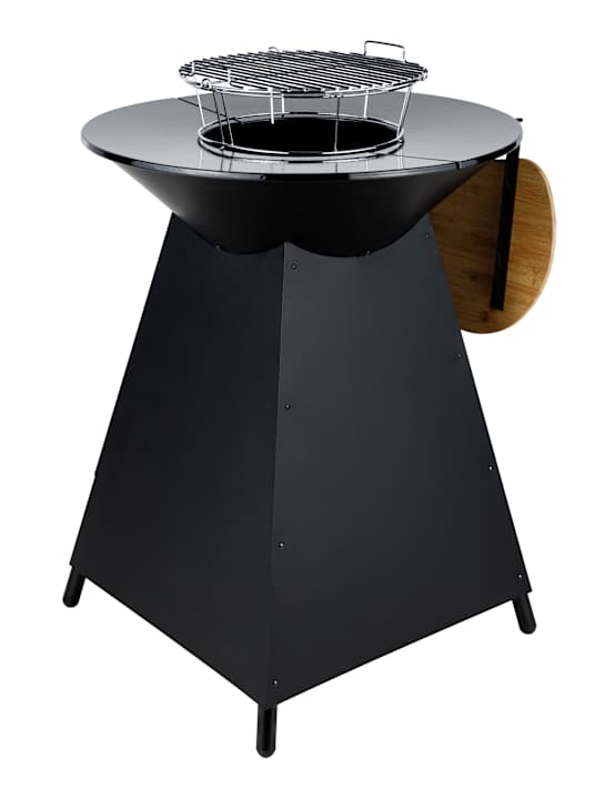 Brasero de cuisson acier laqué sur pieds - Somagic - Jardiland