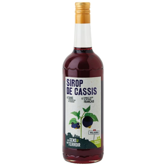 Sirop de cassis 1 L - Les Sens du Terroir - Jardiland