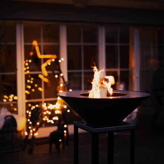 Brasero Cono 80 Negro - Fuego del Jardín - Jardiland