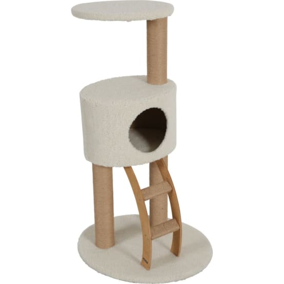 Arbre à chat 1m05 laine de mouton synthétique - MONTANA - Jardiland