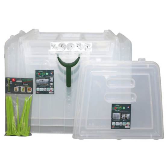 Kit de 3 mini-serre tunnel de forçage MODULO 60 L. 79 x l. 59 H. 50 cm ...