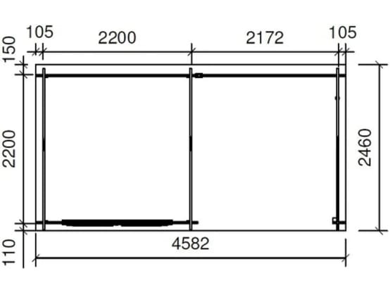Cobertizo de jardín Sophy natural 8,91 M2 - OLG France - Jardiland