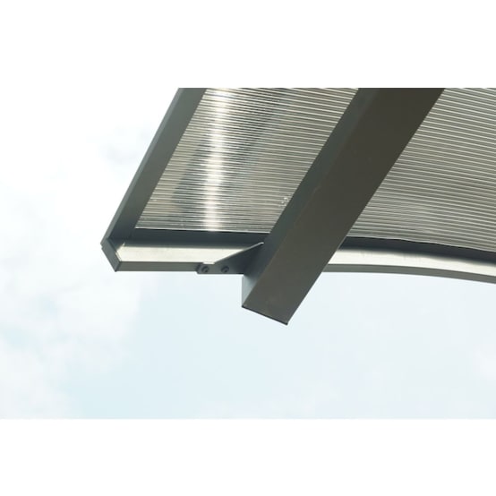 Carport Gran Alt. aluminio techo policarbonato: 1 camping car-27,51m2 ...