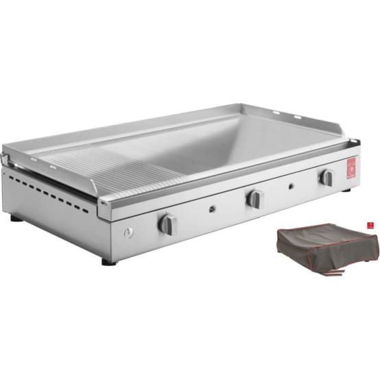 Plancha gaz inox Chef 80 PLANCHA PLANET - Jardiland