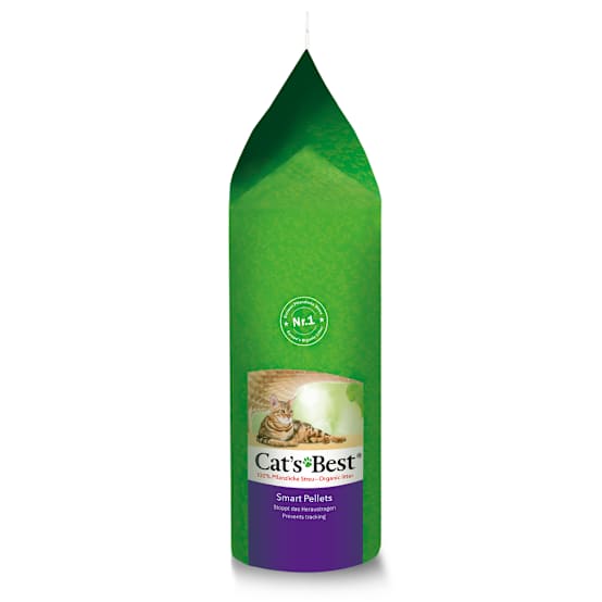 Arena vegetal aglomerante para gatos Smart Pellets 10 kg 20 L - CAT'S ...