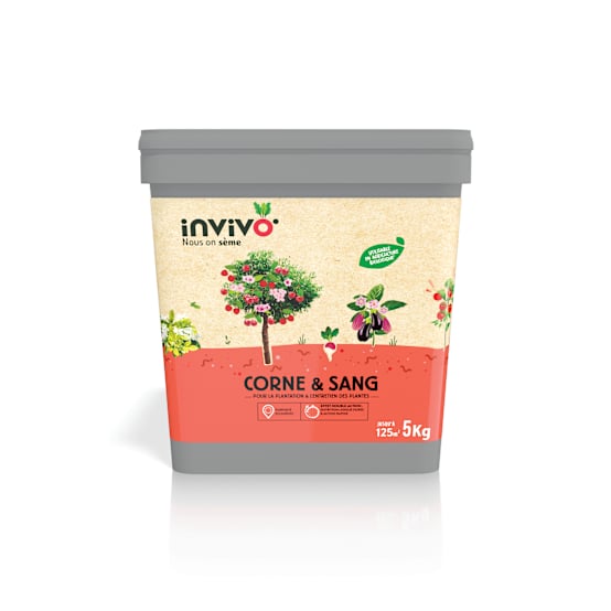 Engrais Corne & Sang Seau 5kg - INVIVO Nous on sème - Jardiland