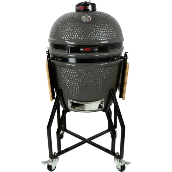 Barbecue Kamado Acier Inoxydable Gris Ø 46 cm – GRILL GURU - Jardiland