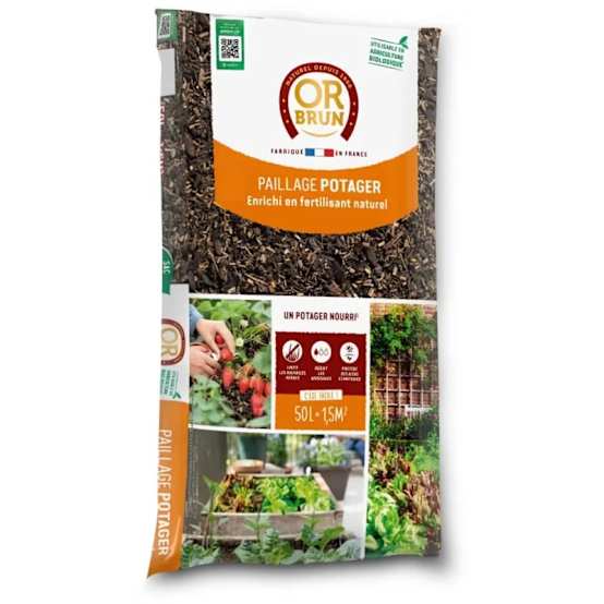 Paillage Fertilisé Potager – OR BRUN - Jardiland