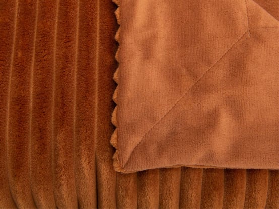 Plaid Sultan Poliéster Ardilla L 130 cm l 170 cm H 2 cm - AMADEUS ...