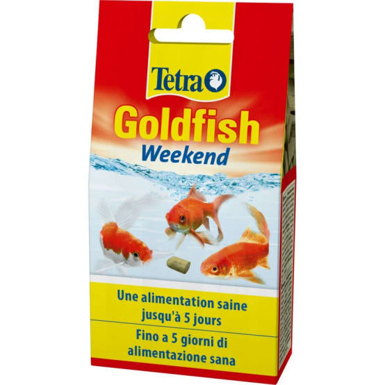 Goldfish Weekend 40 sticks 12 g aliment pour poissons rouge - TETRA ...