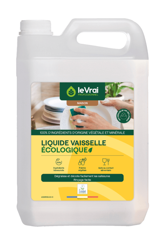 Liquide Vaisselle Ecologique 5L - Le Vrai Professionnel - Jardiland