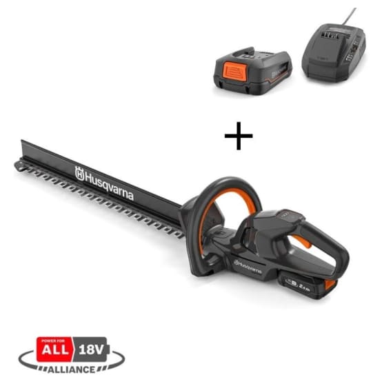 Taille-haie à batterie Aspire H50-P4A noir et orange l.50 cm ép.23 mm - Husqvarna - Jardiland