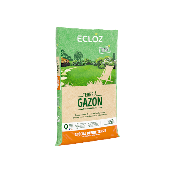 Terre à gazon 50 L - ECLOZ - Jardiland