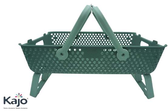 Panier Kajo 20L Verde Oliva / Verde Almendra - Jardiland