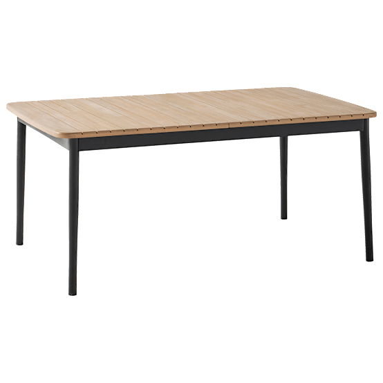 Table de jardin rectangulaire extensible acacia 8/10 personnes Fedora ...